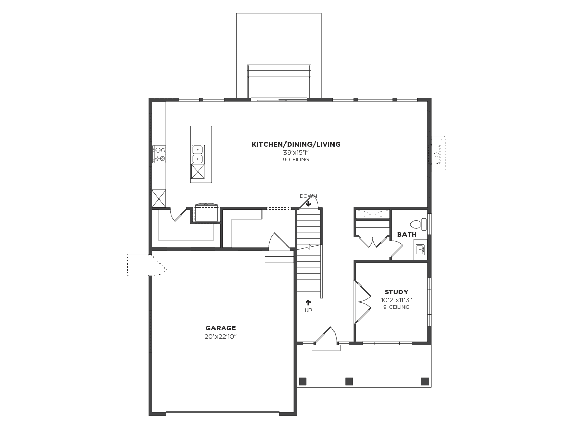 CLH_FLY_2D_Keystone_01_mainfloor | Candlelight Homes